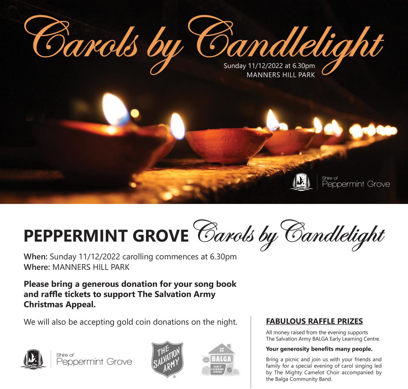 Carols by Candlelight 2022 » Shire of Peppermint Grove